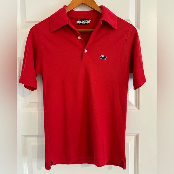 Lacoste | Shirts | Vintage Izod Lacoste Red Polo | Poshmark